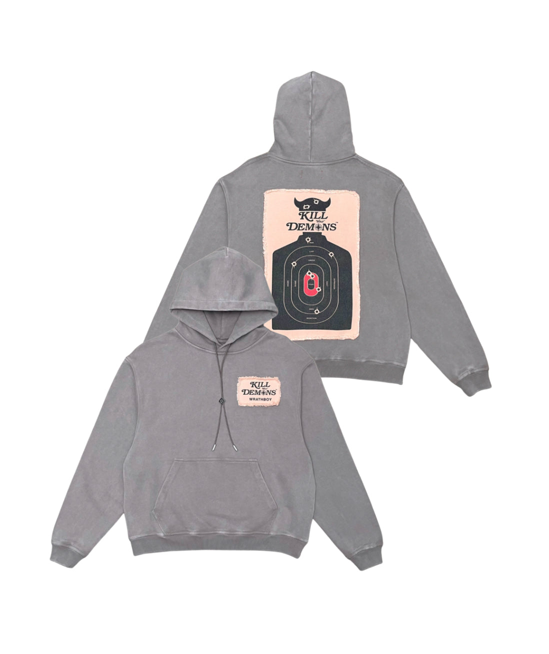 Wrathboy KILL YOUR DEMONS (BROWN ) – Premium Apparel Shops