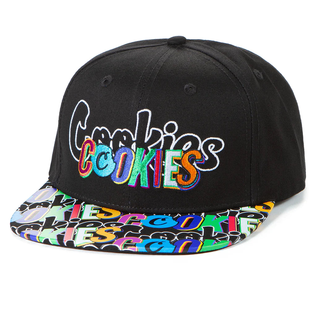 Cookies On The Block Snapback with Applique Art and All Over Printed B ...